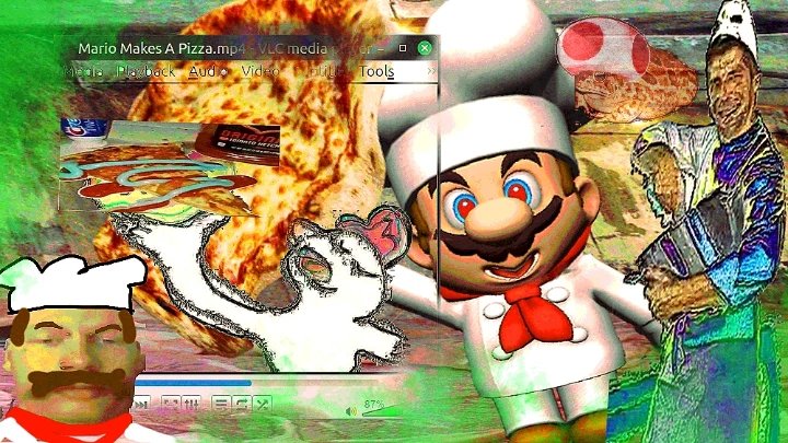 Mario Makes A Pizza: Mario in the fart chambers!