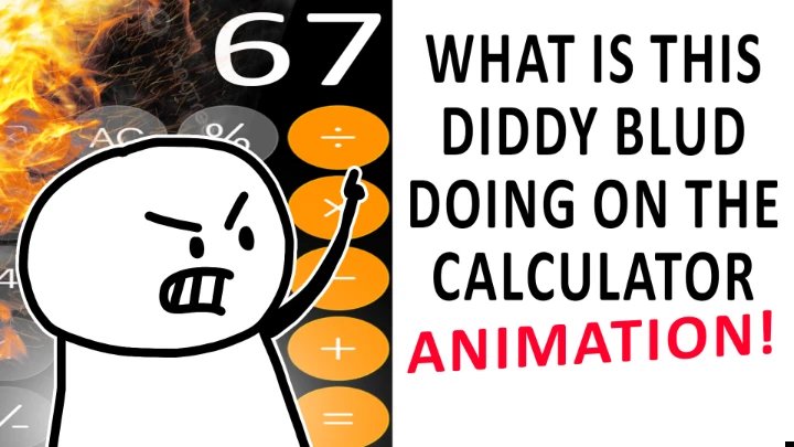What Is This Diddy Blud Doing On The Calculator ANIMATION