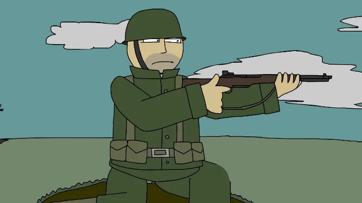 Adobe Flash Rig Testing (WW2 Soldier animation)