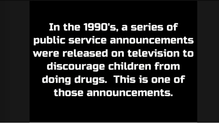 1990's Anti-Drug PSA - Turkey