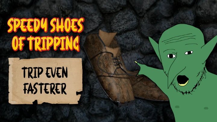 SPEEDY SHOES OF TRIPPING