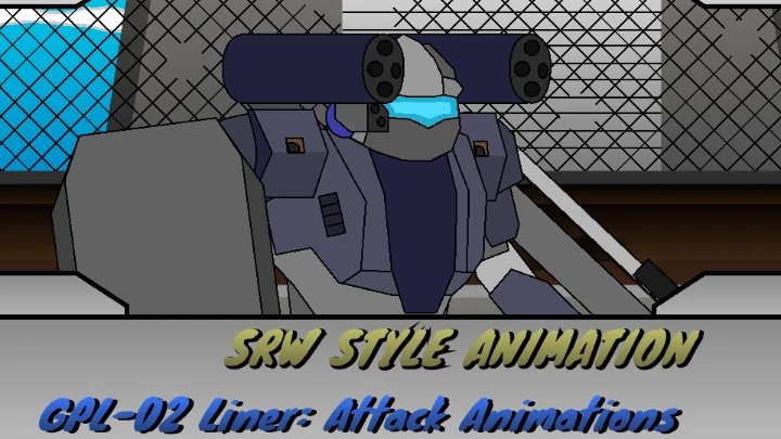 GPL-02 Liner Standard attack animations (Super Robot Wars fan animation)