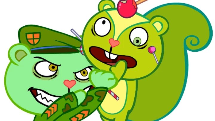 Flippy Chokes Nutty - Happy Tree Friends Fan Animation