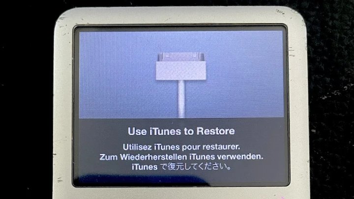 Use iTunes to restore