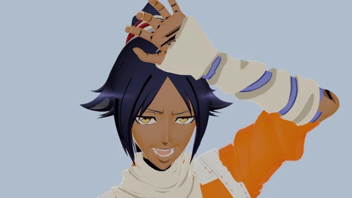 Yoruichi Facial Expressions