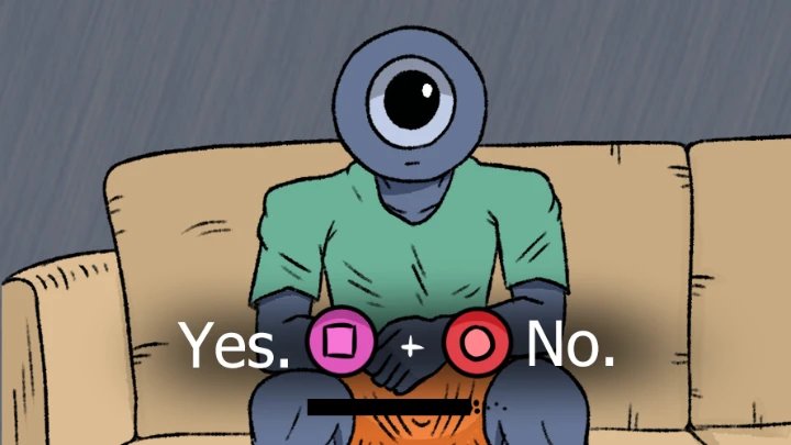 I'm choosing a dialog option.