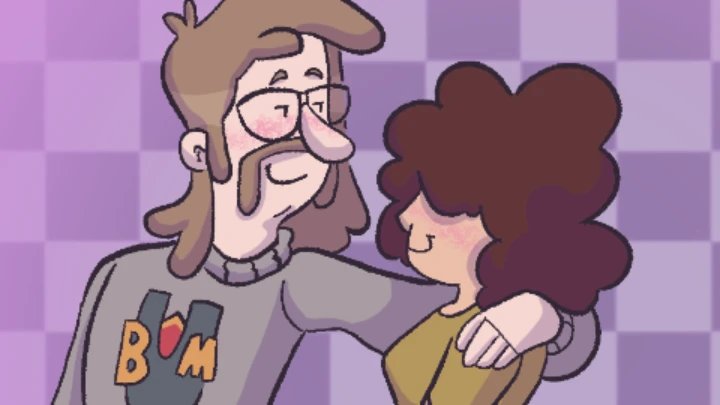Fiddleford in drag animation meme