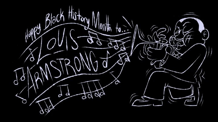 Happy Black History Month to Louis Armstrong