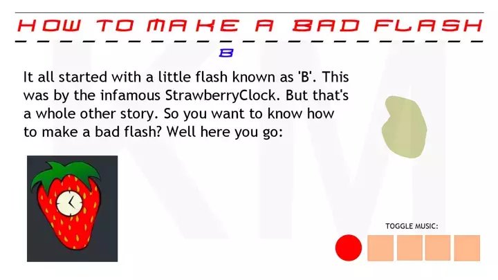 How to Make a Bad Flash