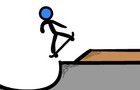 Skateboarding Stickman