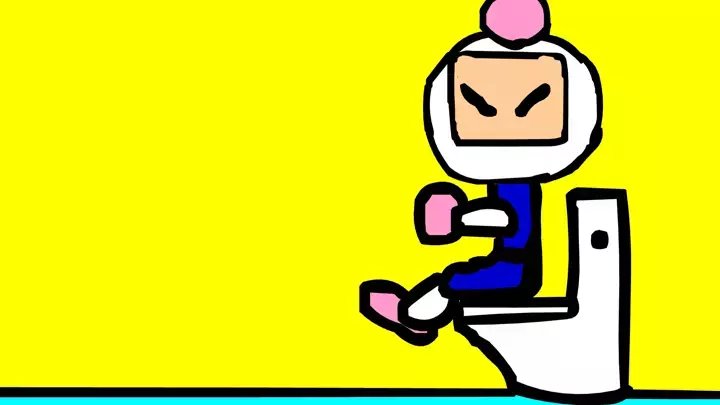 When Bomberman poops