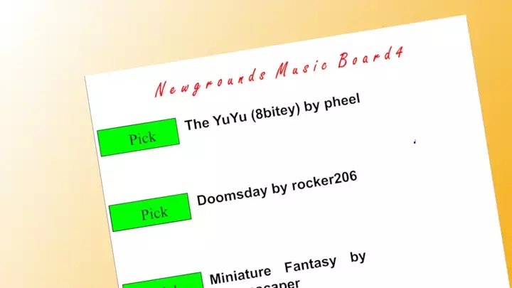 Newgrounds Music Board 4