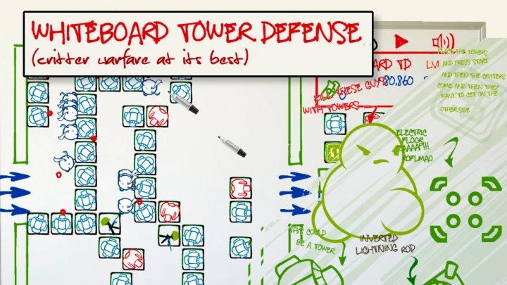 Whiteboard Tower Defense