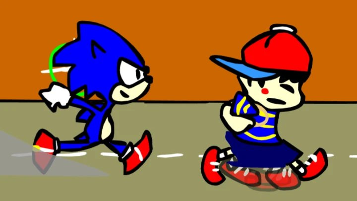 Ness VS. Sonic