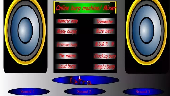 Online Burp Machine/Mixer