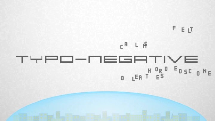 Typo-Negative