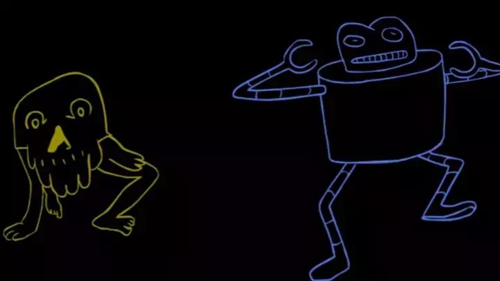 Sketchy Friends Dance 2