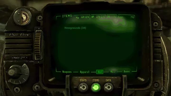 PipBoy 3000 desktop