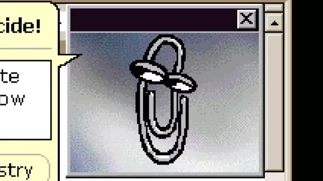 Damn Microsoft Paperclip