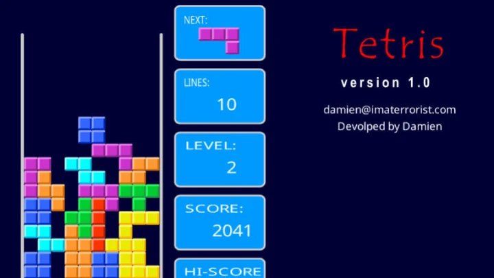 normal tetris