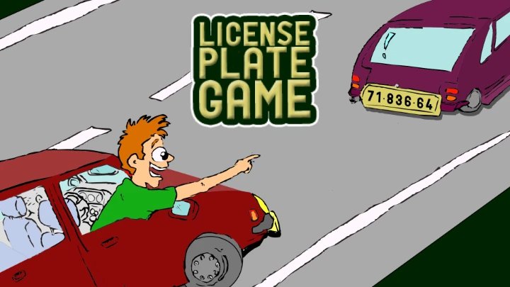 License Plate Game