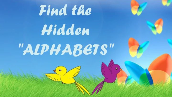 Find the Hidden Alphabets