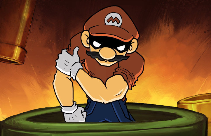 Mario Plays Flappy Bird