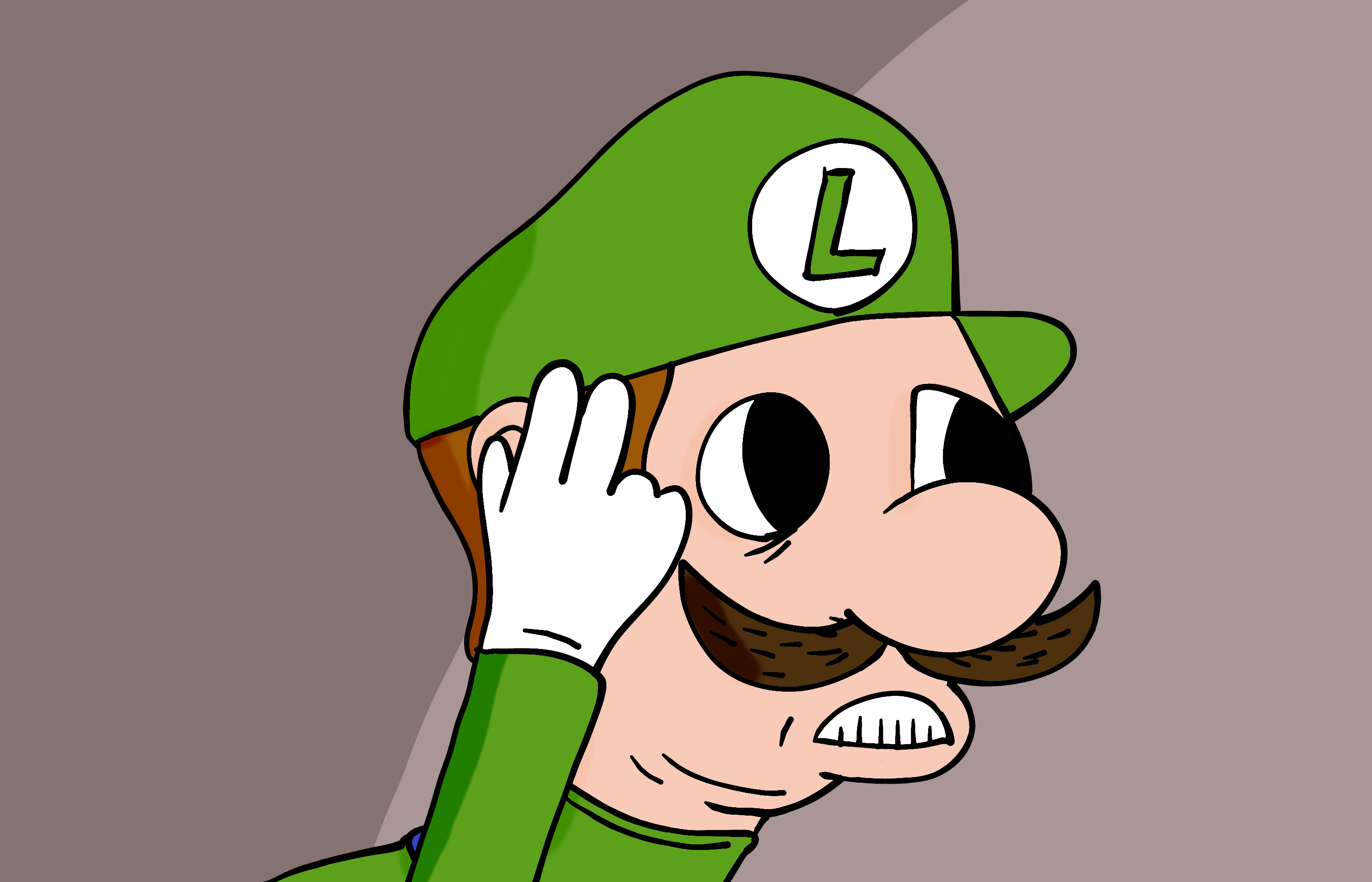 Luigi Beats The Game