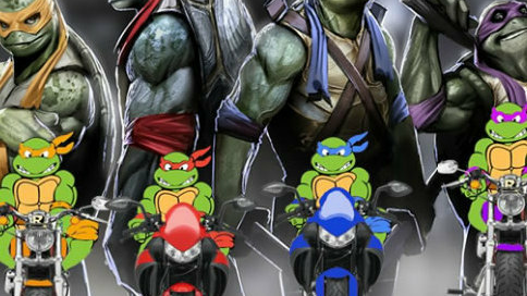 TMNT Moto Stunt