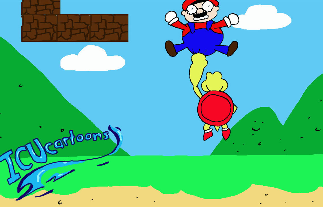 Mario gets nut punched