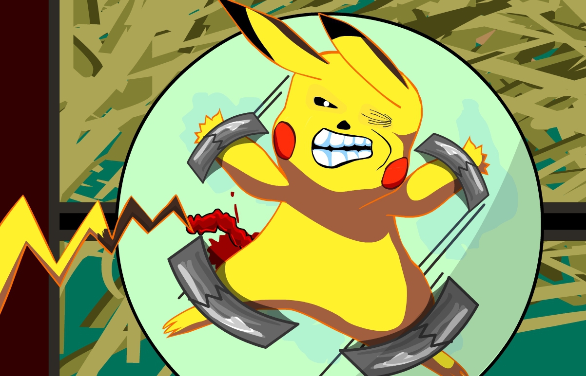 THE SLOW MO GUYS (PARODY WITH PIKACHU AND ASH).