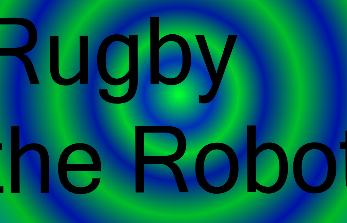 Rugby a Robot