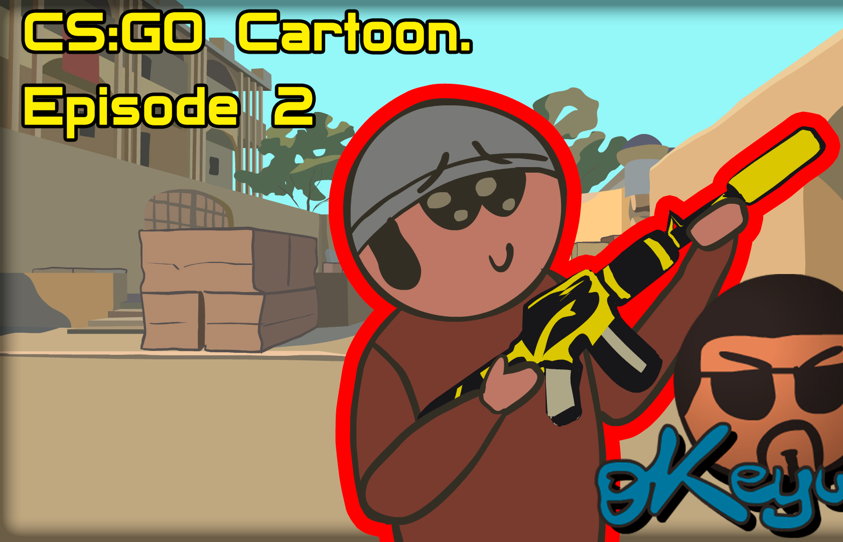 CS:GO Cartoon. Episode 2 It is "B"