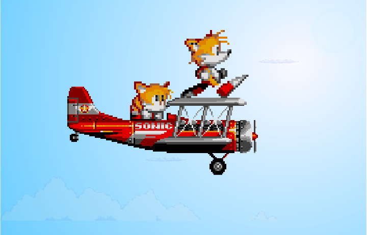 Tails' plane