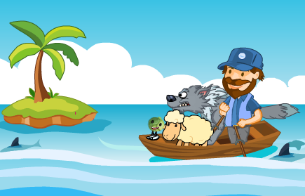 Cross the river - Wolf Sheep and Cabbage