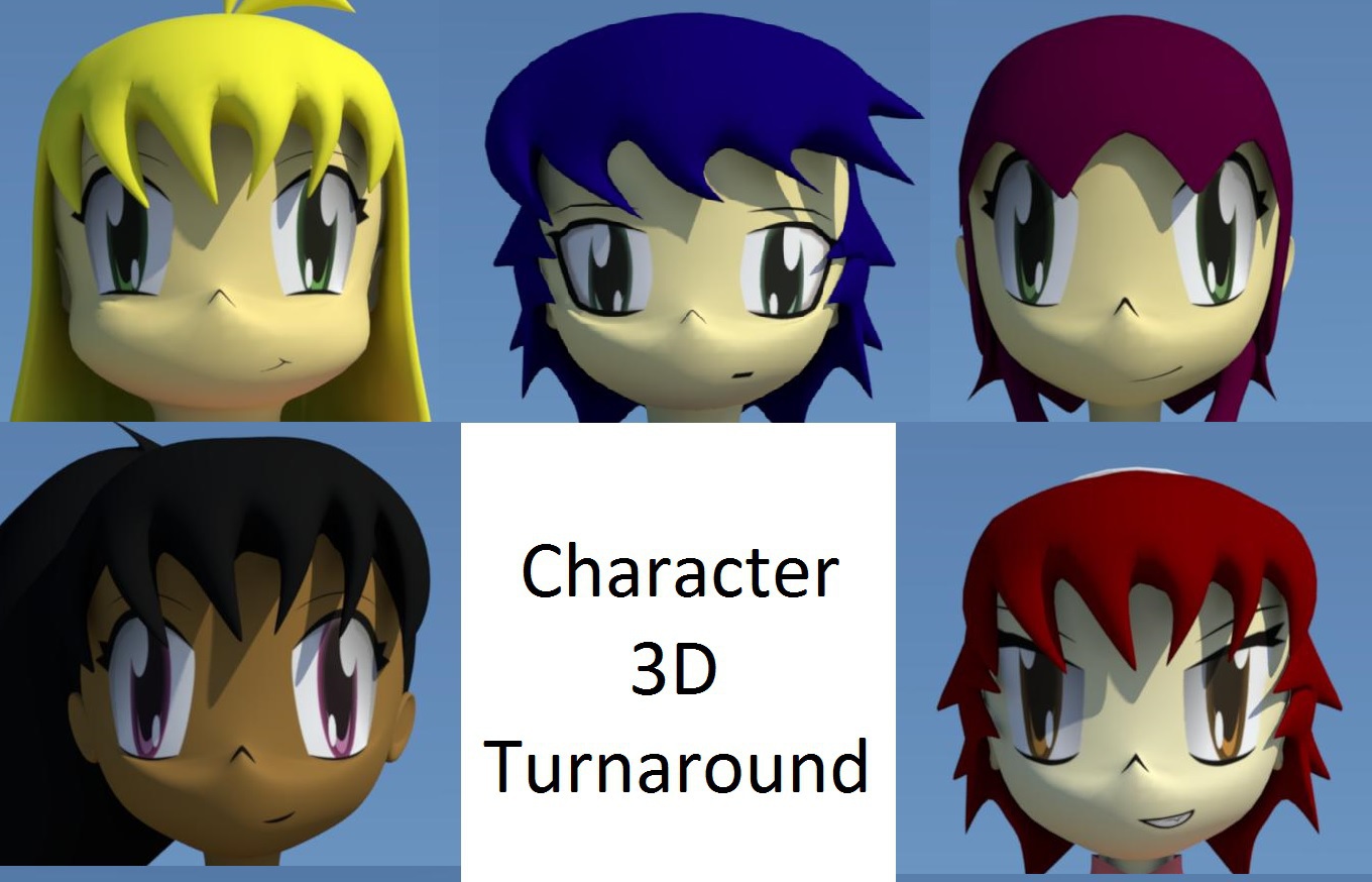 Characters 3D Turnaround