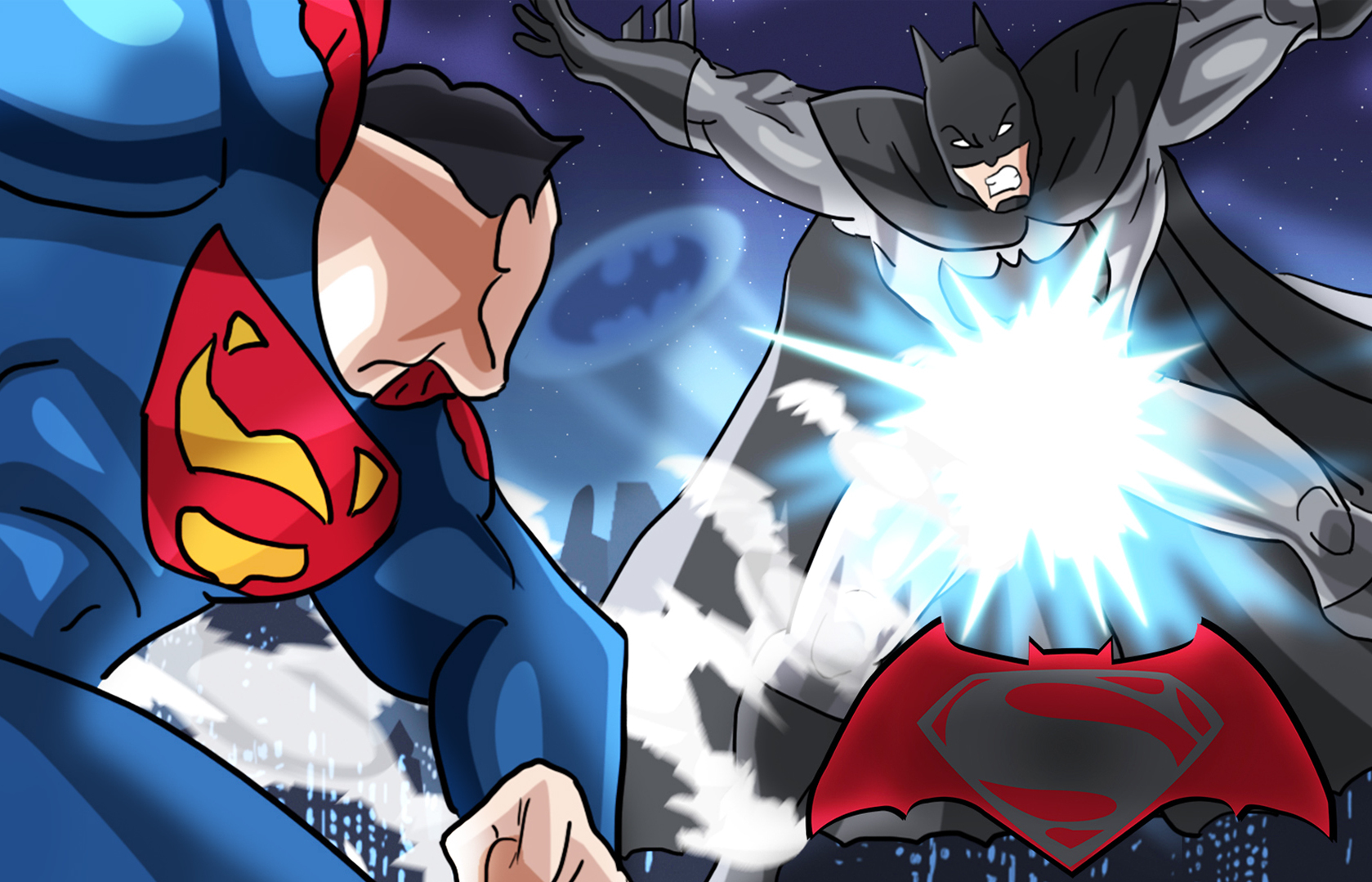 Batman v Superman Animated Parody