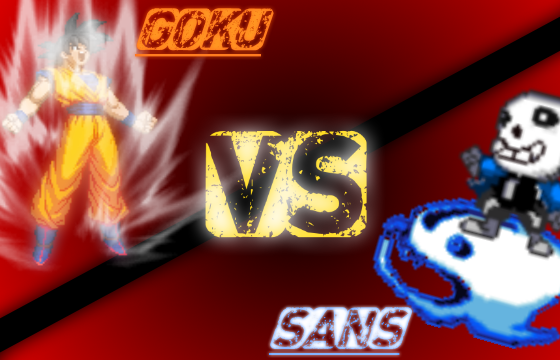 Goku Vs Sans (DBZ Vs Undertale)