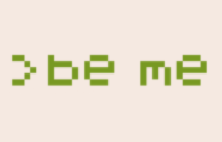 >be me