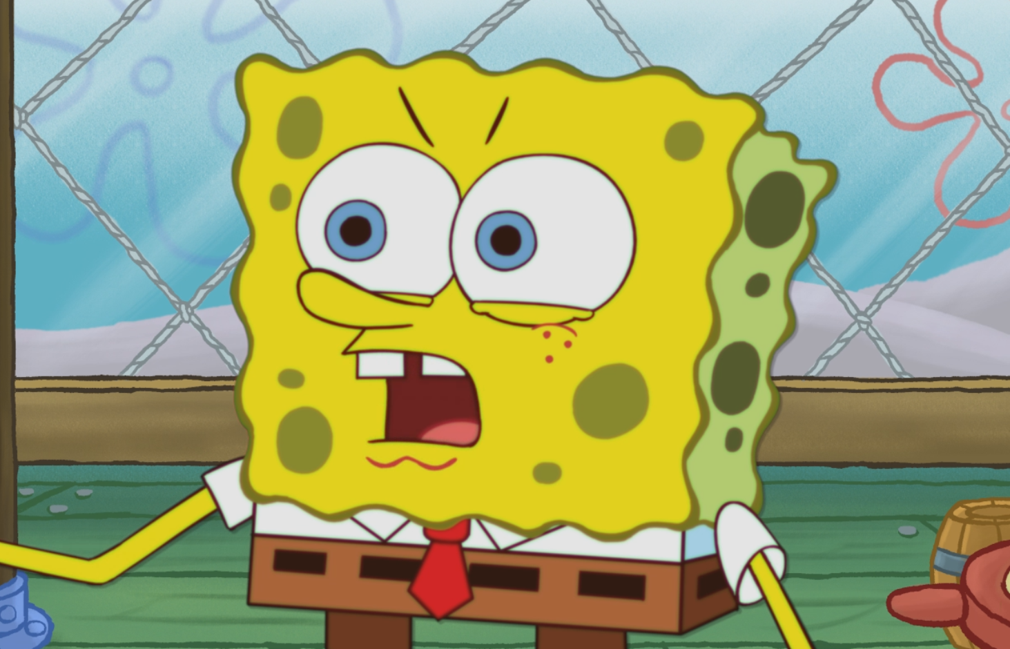 Spongebob loses it!