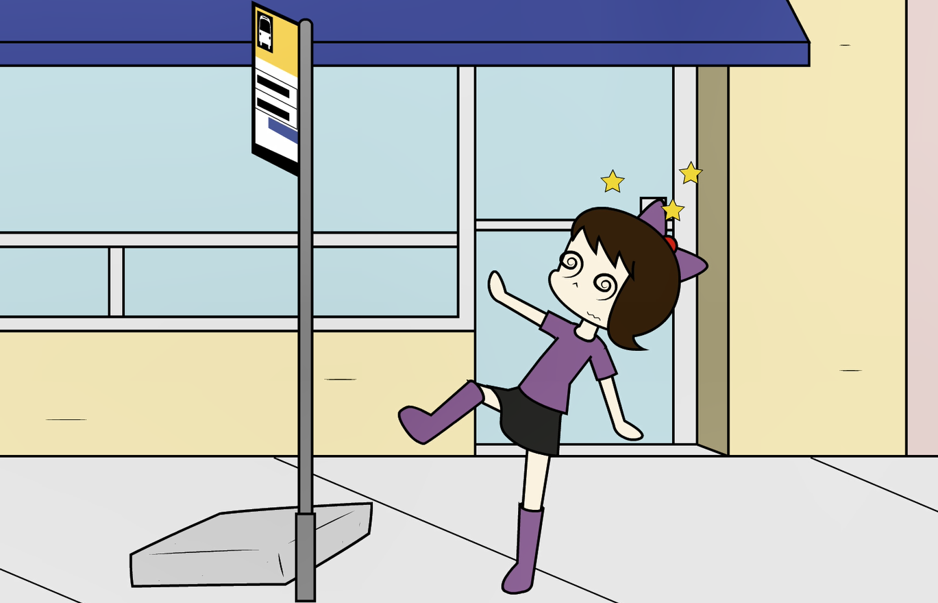 2D Animation Class Project - Bus Stop