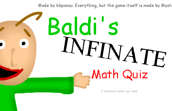 Baldi's Infinite Math Quiz