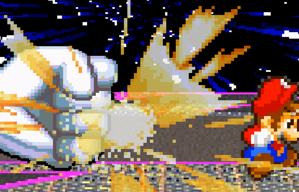 Master Hand Sprite Battle Z (Sprite Show Z3)