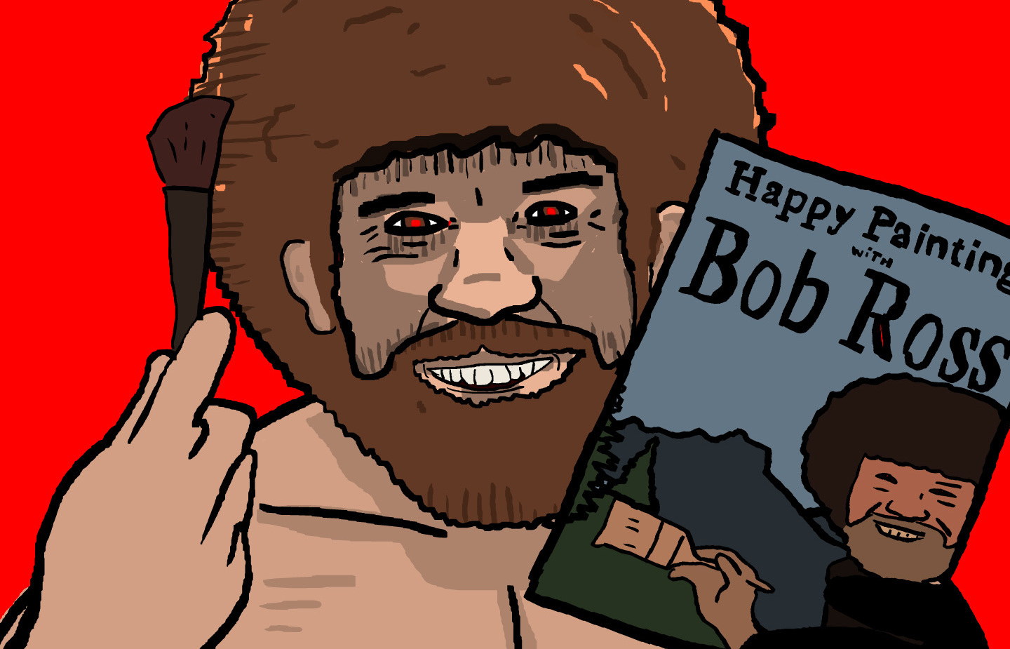 Bob Ross Prevents WW2 By Teaching Hitler How To Paint