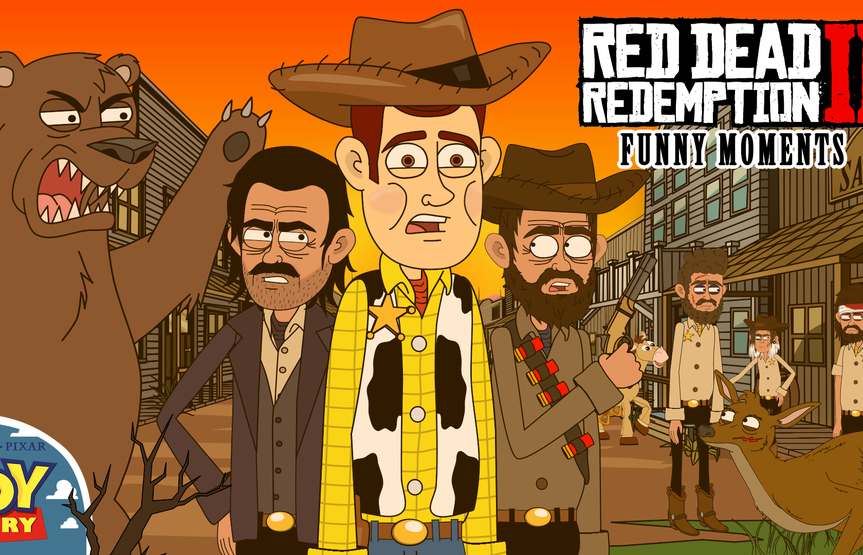 WOODY'S FIRST TIME PLAYING - RED DEAD REDEMPTION II