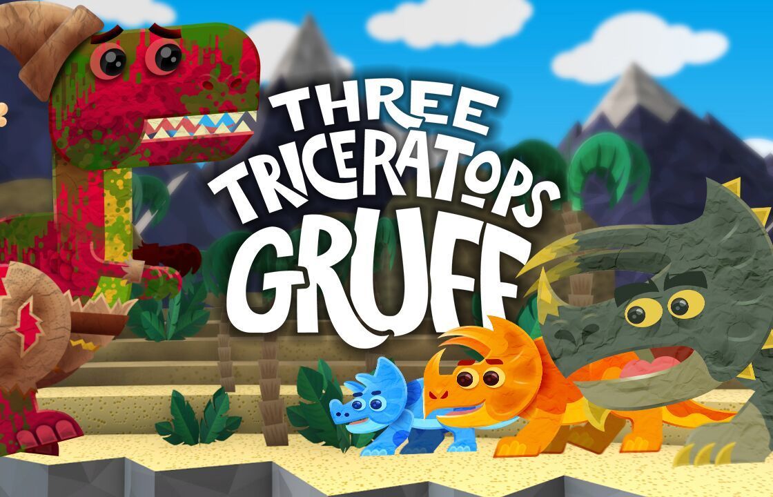 Three Triceratops Gruff