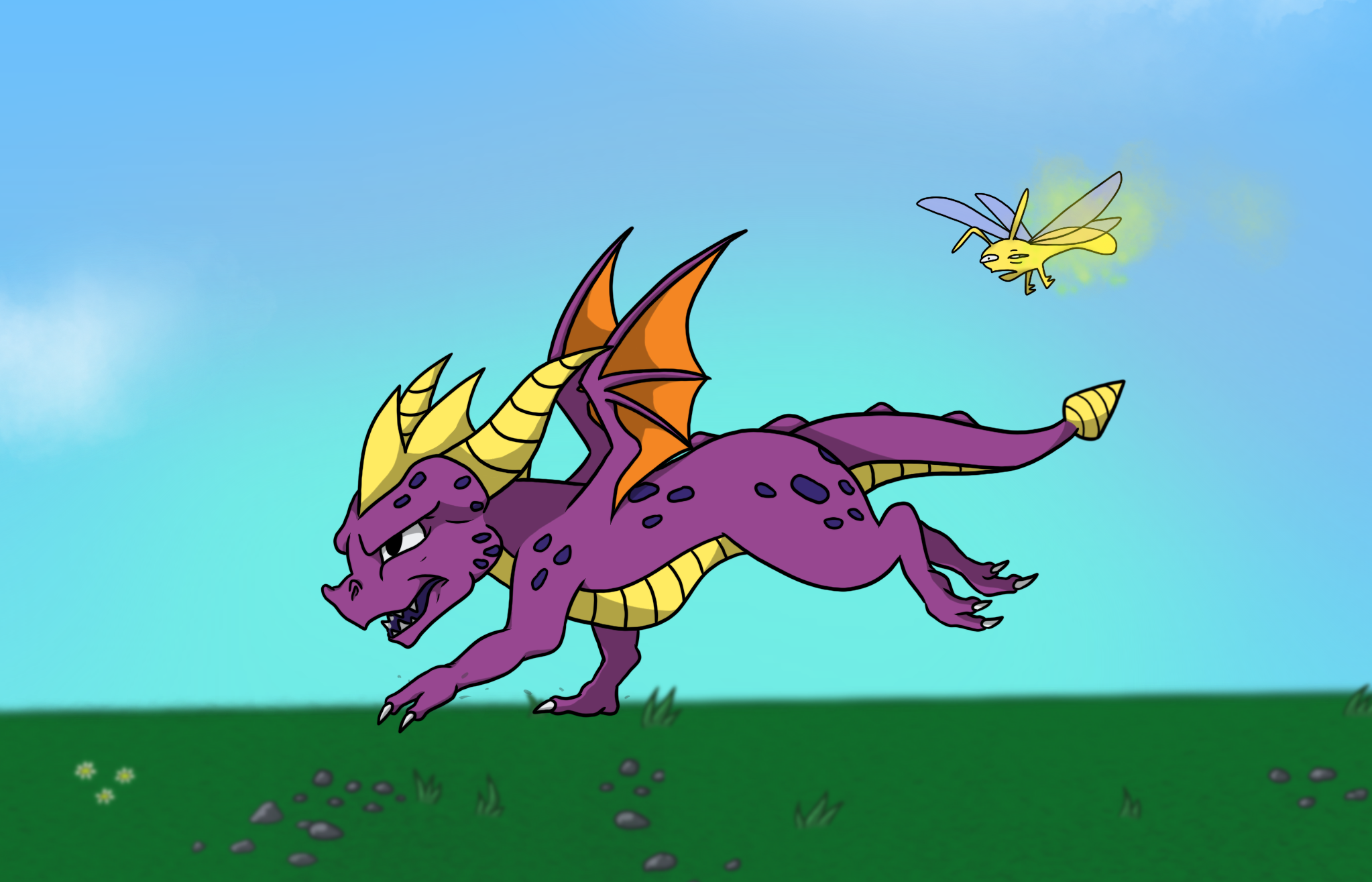 Spyro run cycle