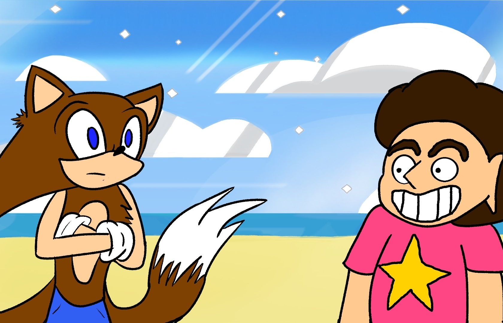 "Steven Universe meets L.J" Sonic OC Meme Animation