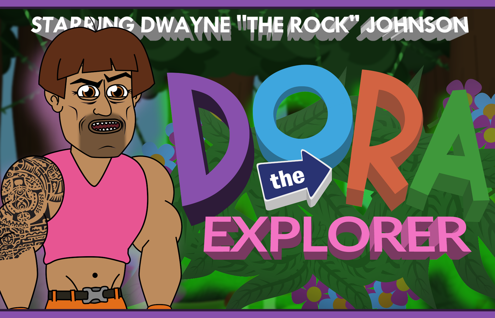 Dora the Explorer starring Dwayne "The Rock" Johnson