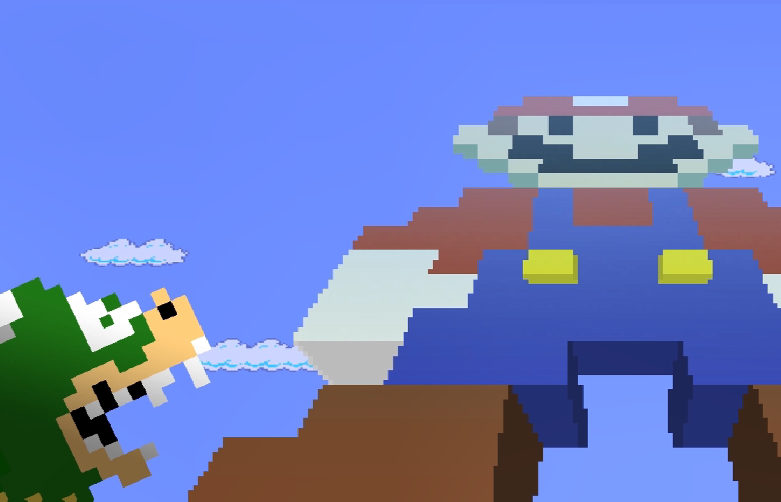 Mario got a Colossal Mushroom and then this happened